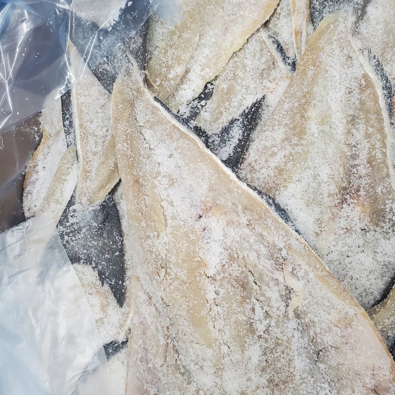 Salted Cod Fish Bone 2lb+ to 50lb/ Buy 12lb+ Get 2lb Free - Etsy