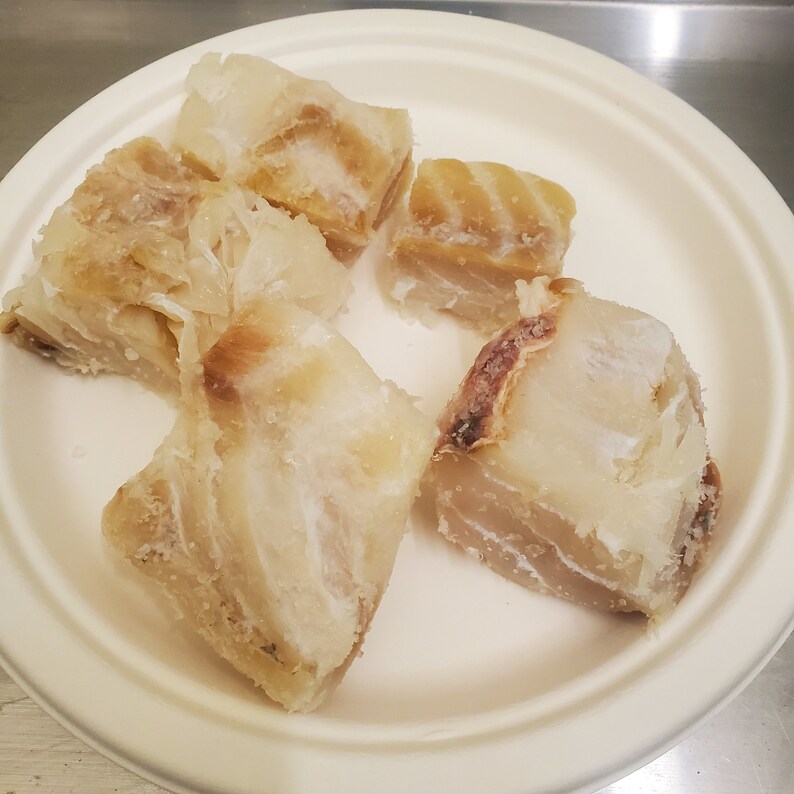 Salted Boned/ Semiboneless Cod Fish Chunks 2lb+ to 40lb/ Buy 8lb+ Get ...