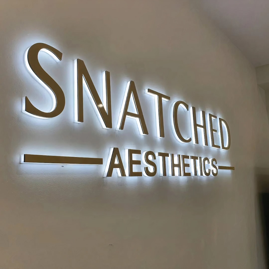 Custom Backlit Sign, Business Logo Sign, Outdoor Logo, LED Light Box ...