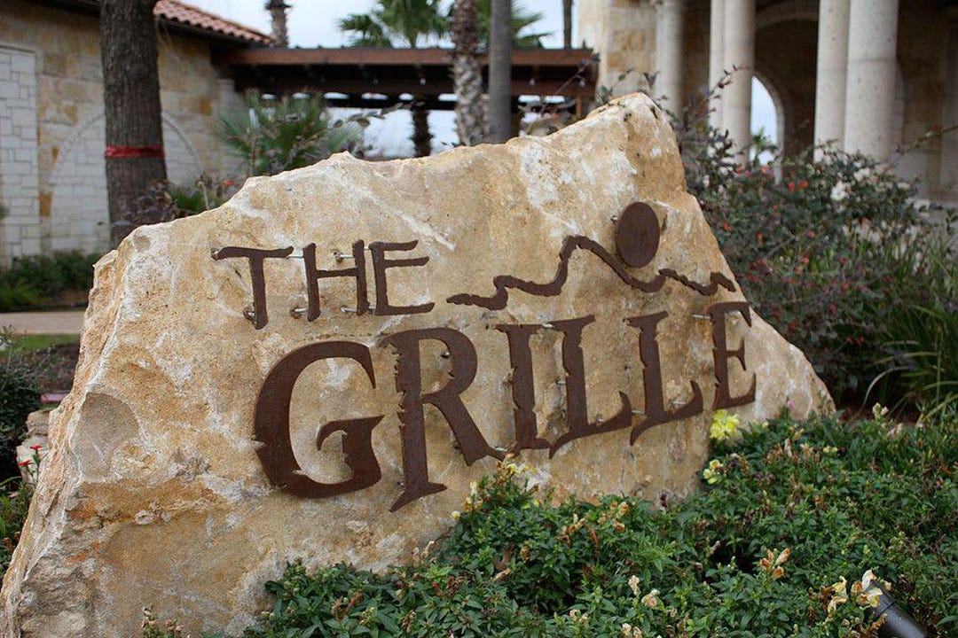 Floating Metal Rock Signs : Custom Business Logo, Large Raised Letters ...