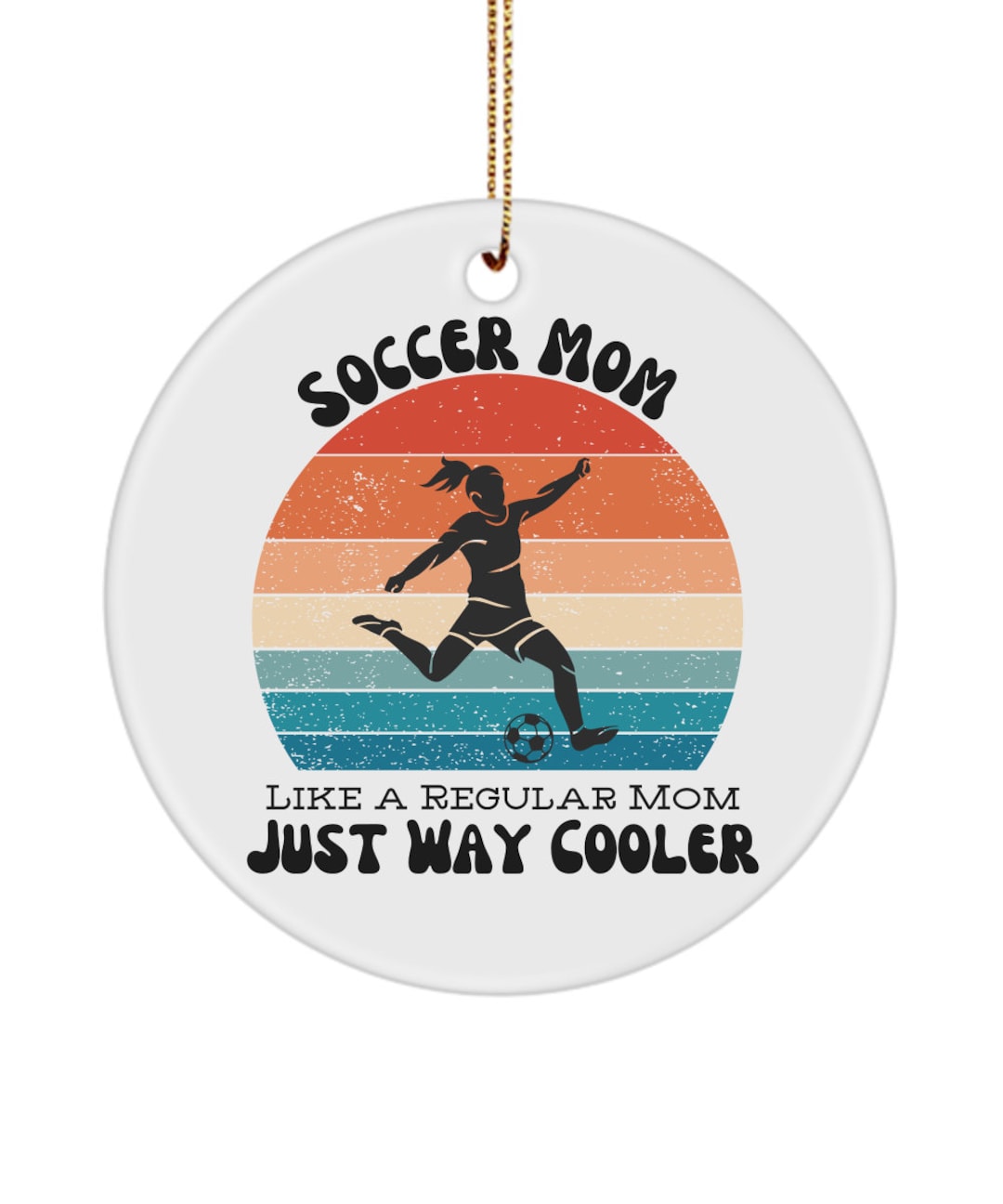 Soccer Mom Ornament - Gift for Soccer Mom - Soccer Ornament for Her ...
