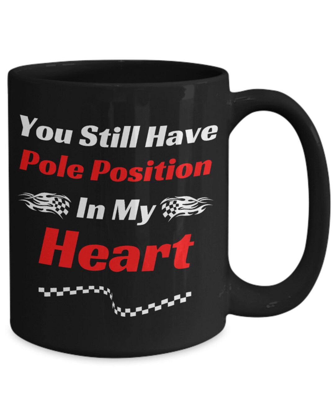 Formula 1 Pole Position Black Mug, Formula 1 Valentines Present Cup for ...