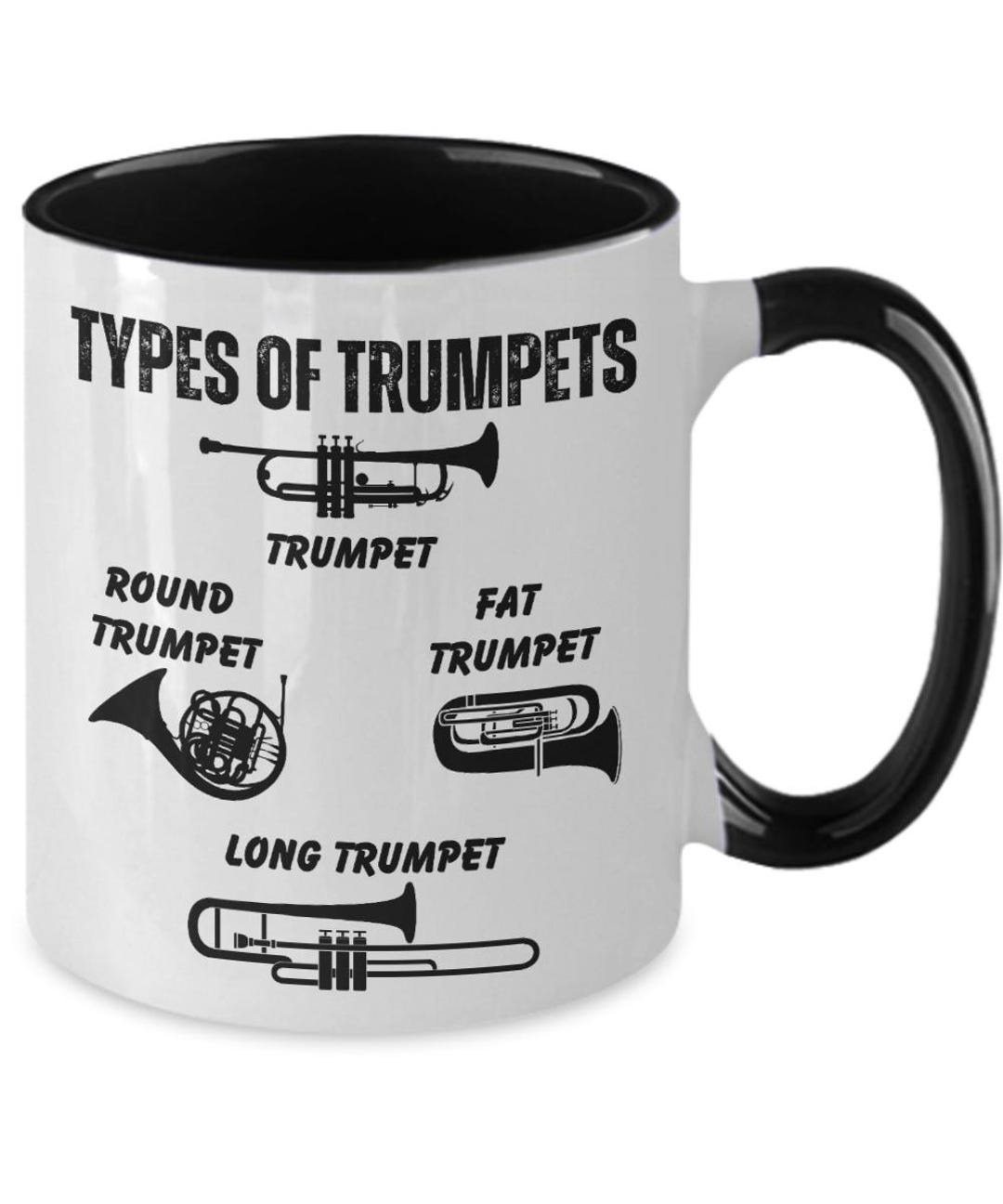 Funny Trumpet Player Mug: Types of Trumpets Coffee Cup - Etsy