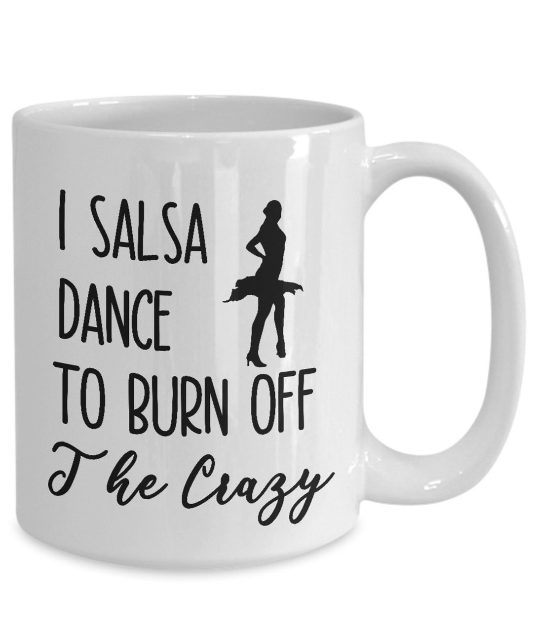 Salsa Dancing Coffee Mug, Gifts for Salsa Dancer, Salsa Dancing Gifts ...