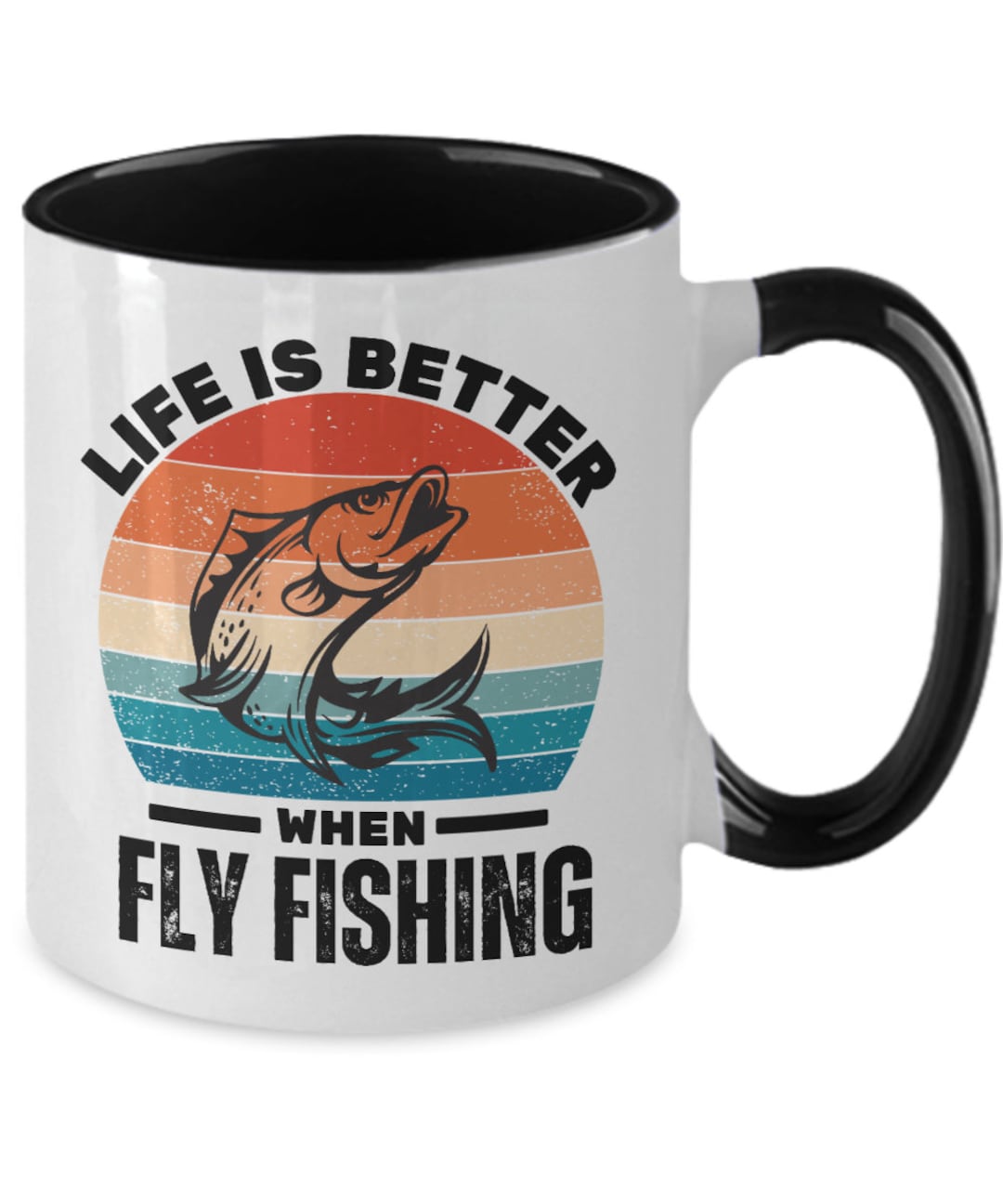 Fly Fishing Coffee Mug - Gift for Fly Fisherman - Fly Fishing Present ...