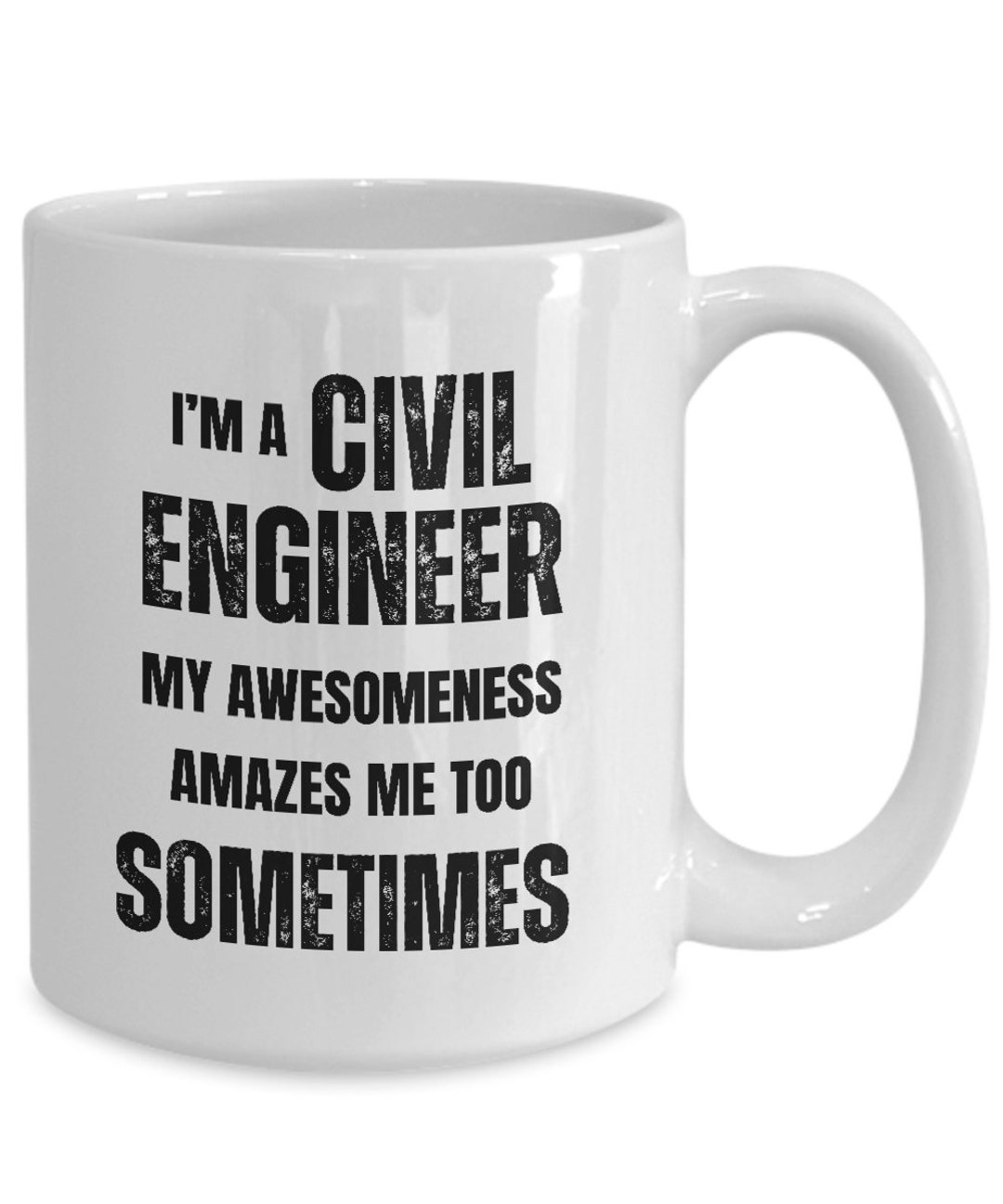 Civil Engineer Coffee Mug, Gifts for Civil Engineer, Engineering Gifts ...