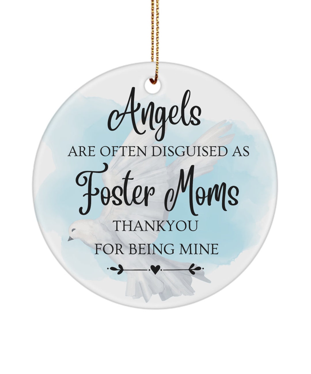 Foster Mom Dove Ornament – Appreciation Gift for Bonus Mom - Etsy