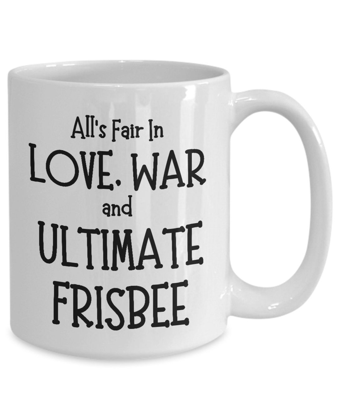 Ultimate Frisbee Coffee Mug, Gifts for Ultimate Frisbee Player ...