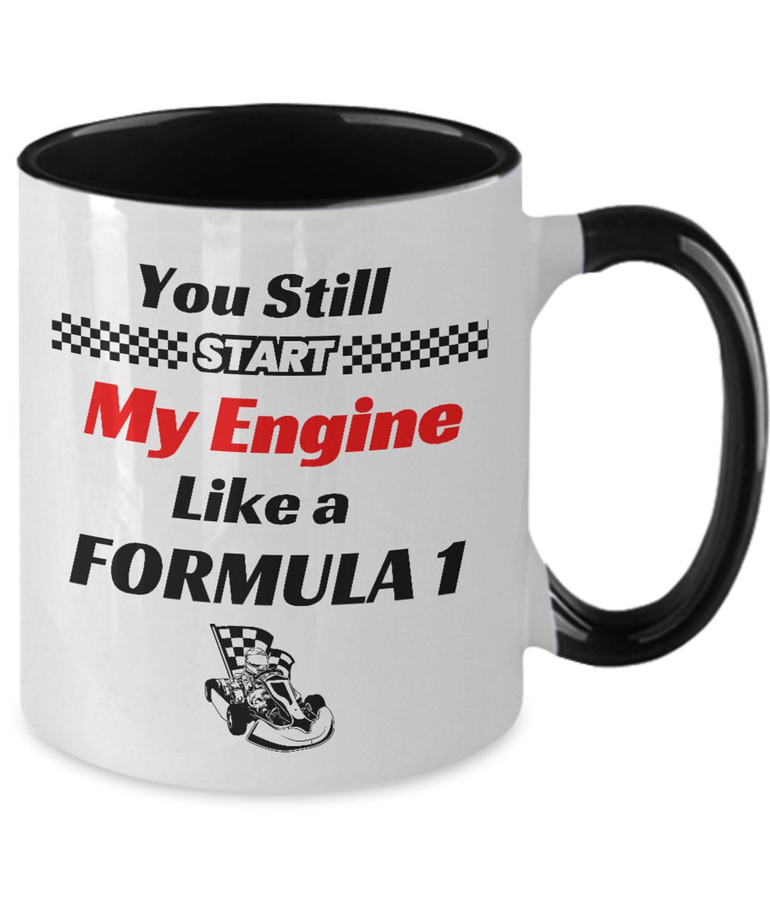 Funny Formula 1 Coffee Mug for Him, Formula 1 Valentines Gift for ...