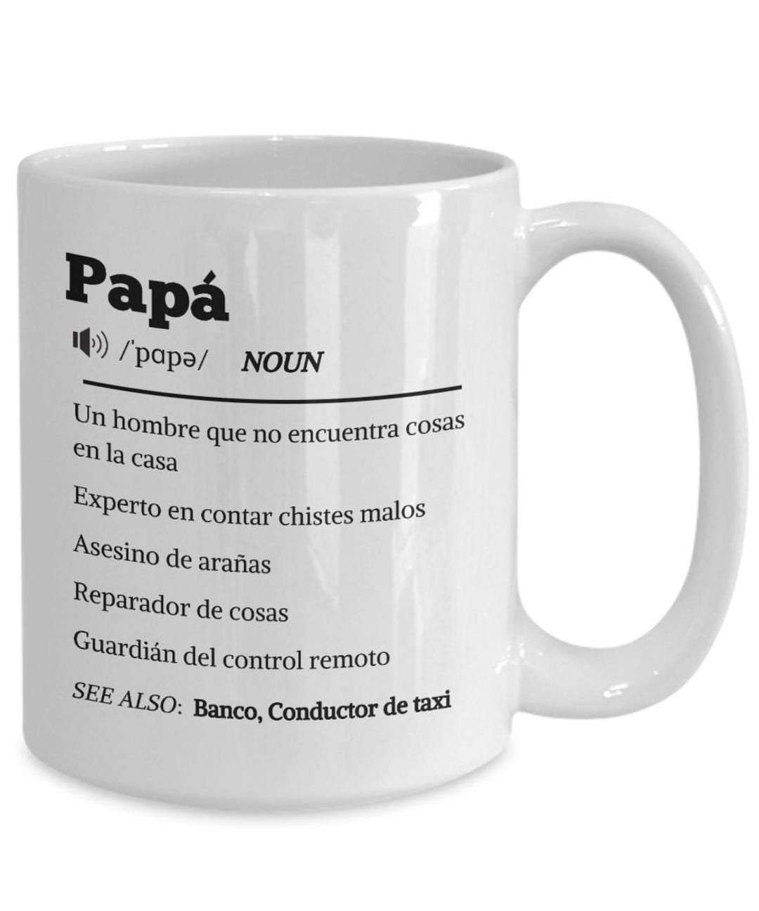 Taza Con La Definición De Papá - Gifts for Papá - Funny Papá Gift Ideas ...