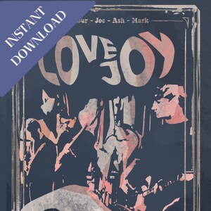 Lovejoy Poster Lovejoy Vintage Grunge Lovejoy Wall Art - Etsy