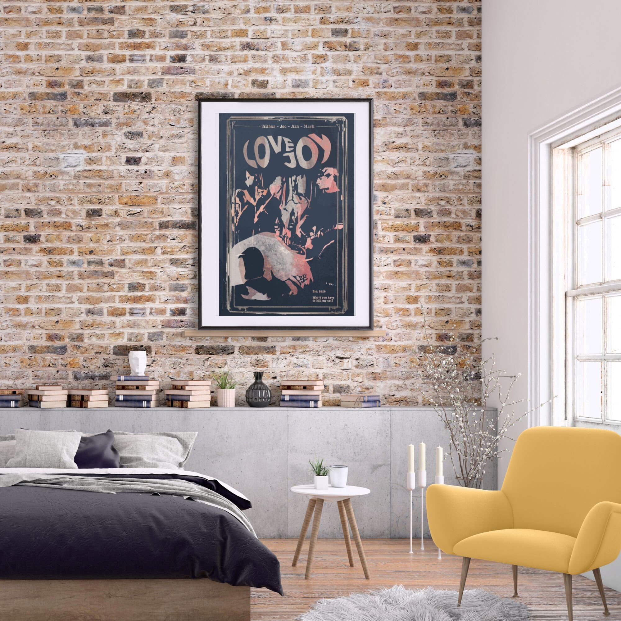 Lovejoy Poster Lovejoy Vintage Grunge Lovejoy Wall Art - Etsy