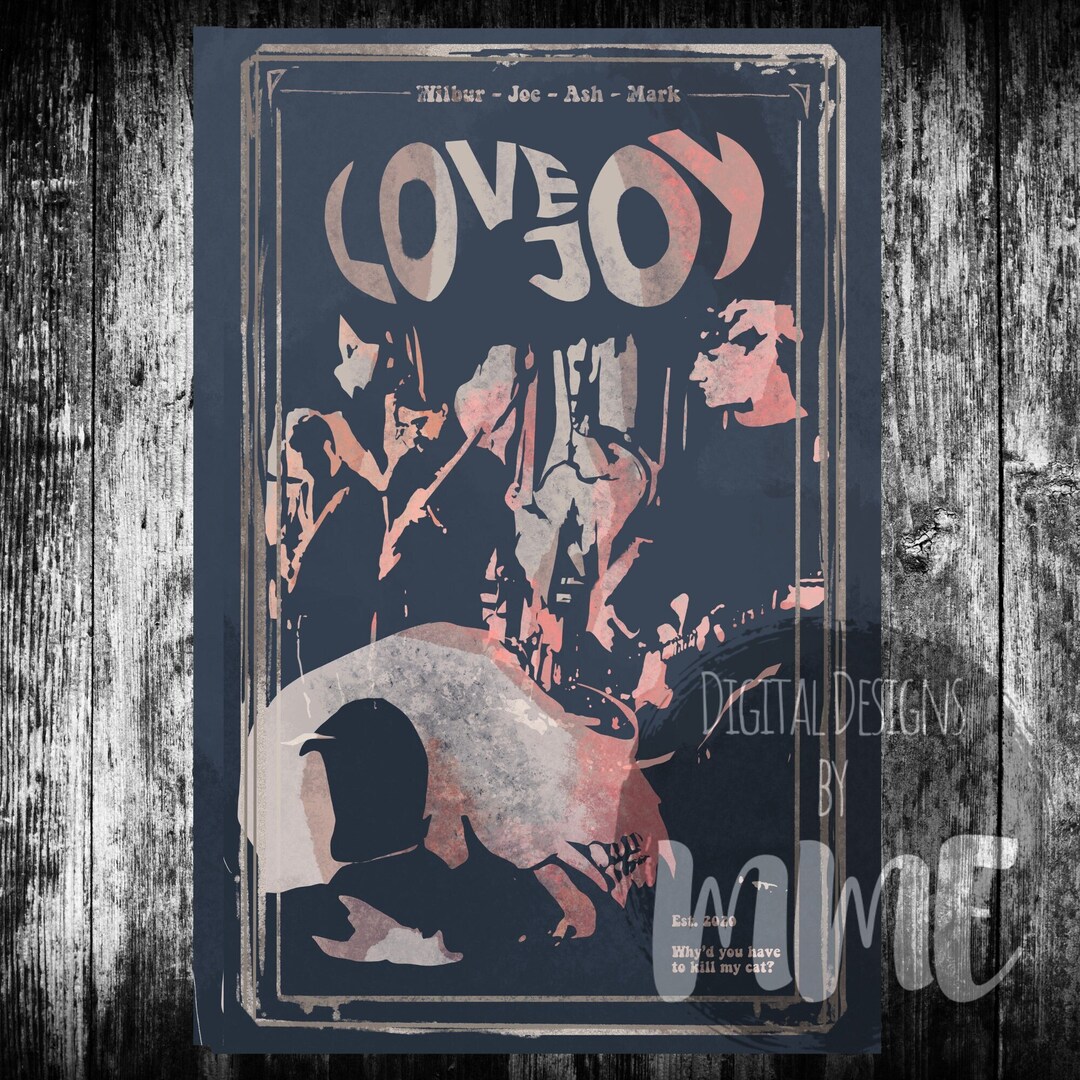 Lovejoy Poster, Lovejoy Vintage Grunge, Lovejoy Wall Art, Lovejoy ...