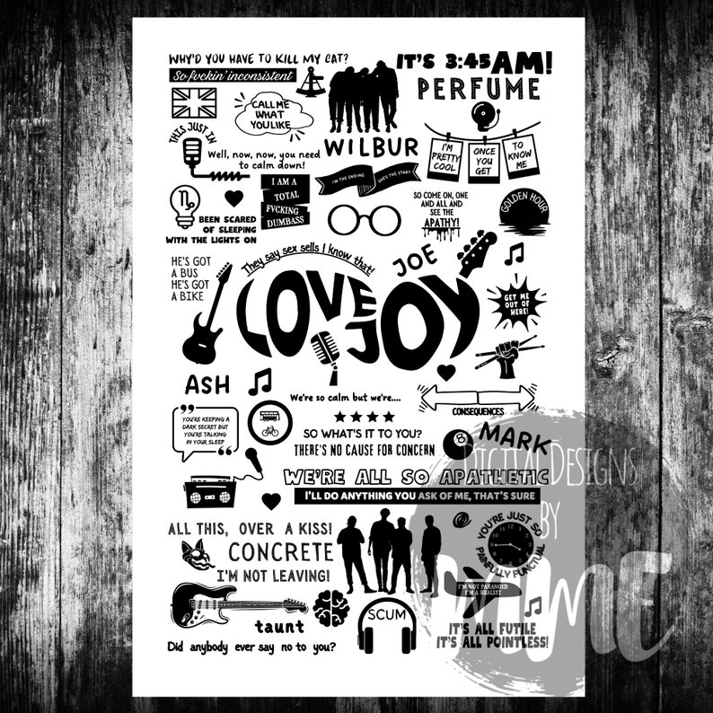 Lovejoy Poster, PNG, JPEG, Lovejoy Lyrics, Lovejoy Wall Art, Lovejoy ...