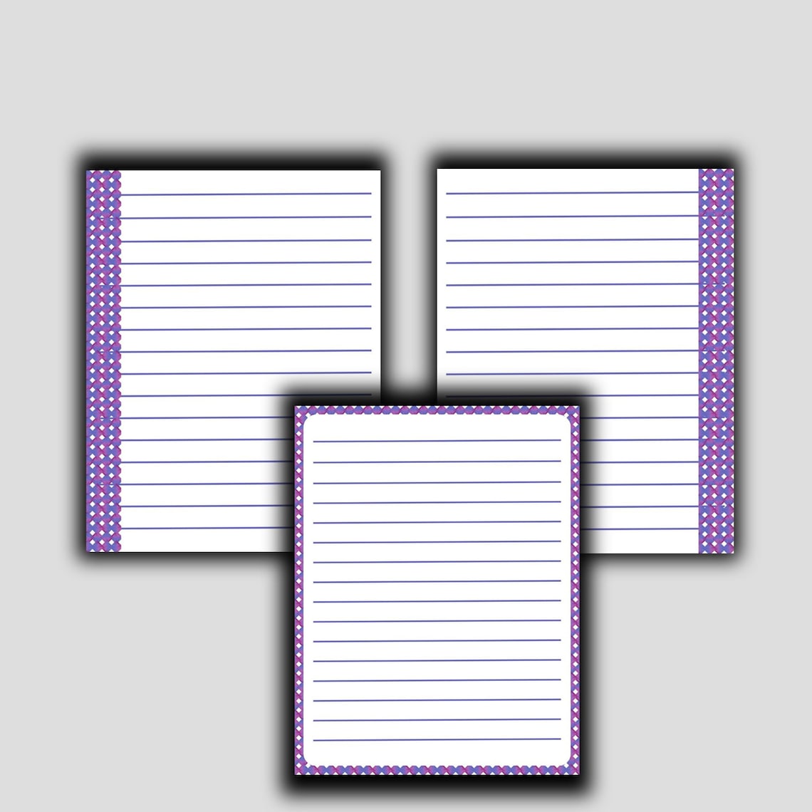 Note-taking Templates Printable Paper Note-taking Journal Blank Lined ...