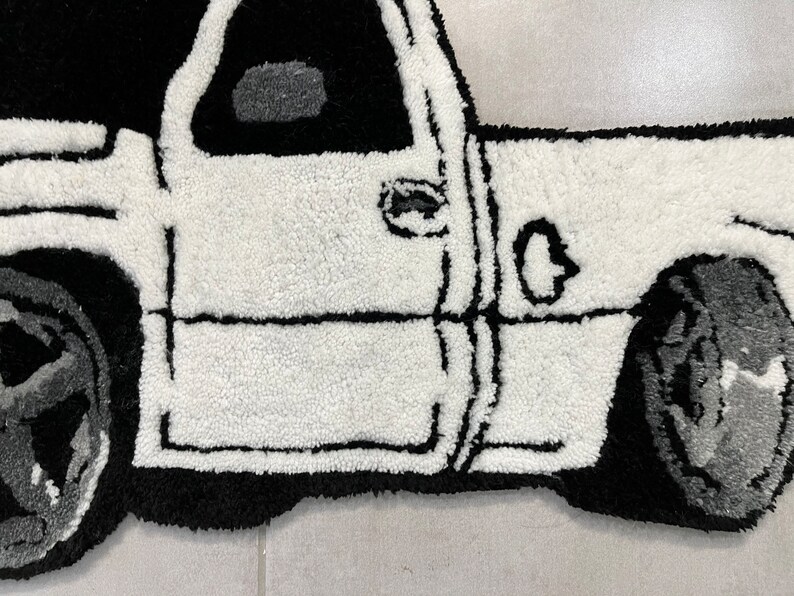 Chevy Silverado Tufted Rug - Etsy