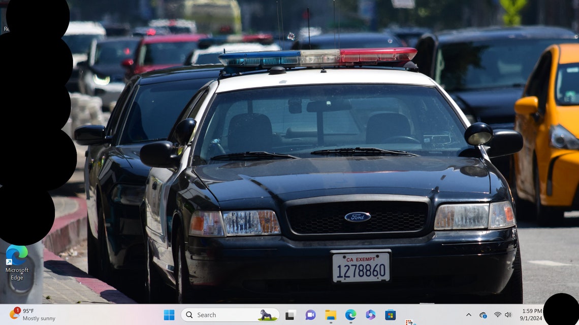 Los Angeles Police Department (LAPD) Ford Crown Victoria [digital Print ...