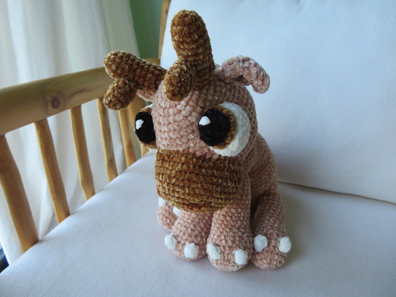Patrón Reno Crochet, Reno Peluche, Patrón Reno Navidad, Patrón Reno ...