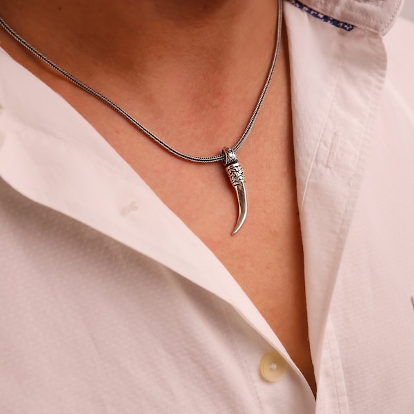 Elephant Tooth Necklace - Etsy