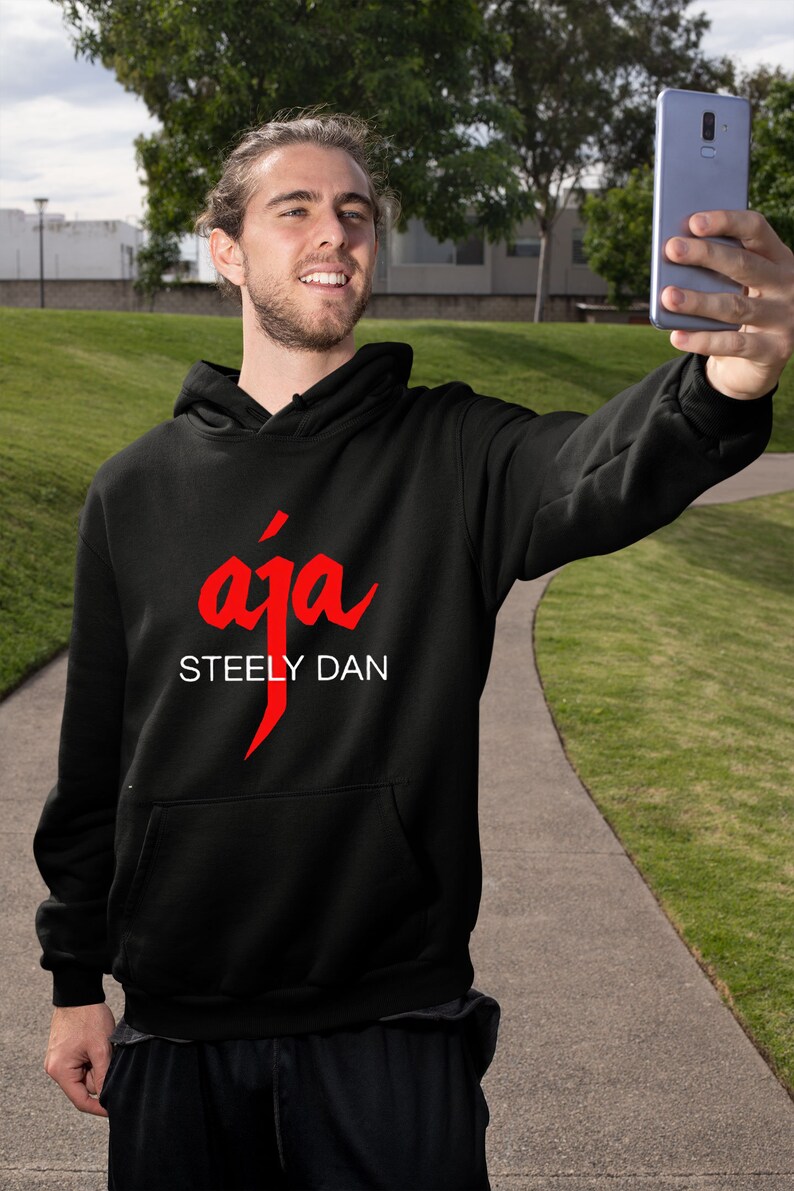 Steely Dan AJA Jazz Rock Band Album Logo Black Tshirt Sweatshirt ...