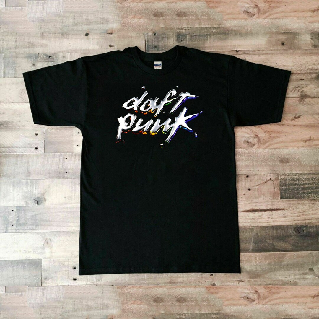 Daft Punk Discovery Logo Black Tshirt Sweatshirt Hoodies Long Sleeve ...