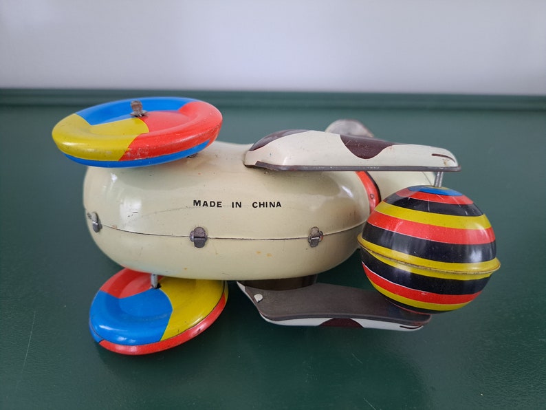 Vintage Metal Dog and Ball Push Toy. 1970s Tin Toy Dog. Push - Etsy