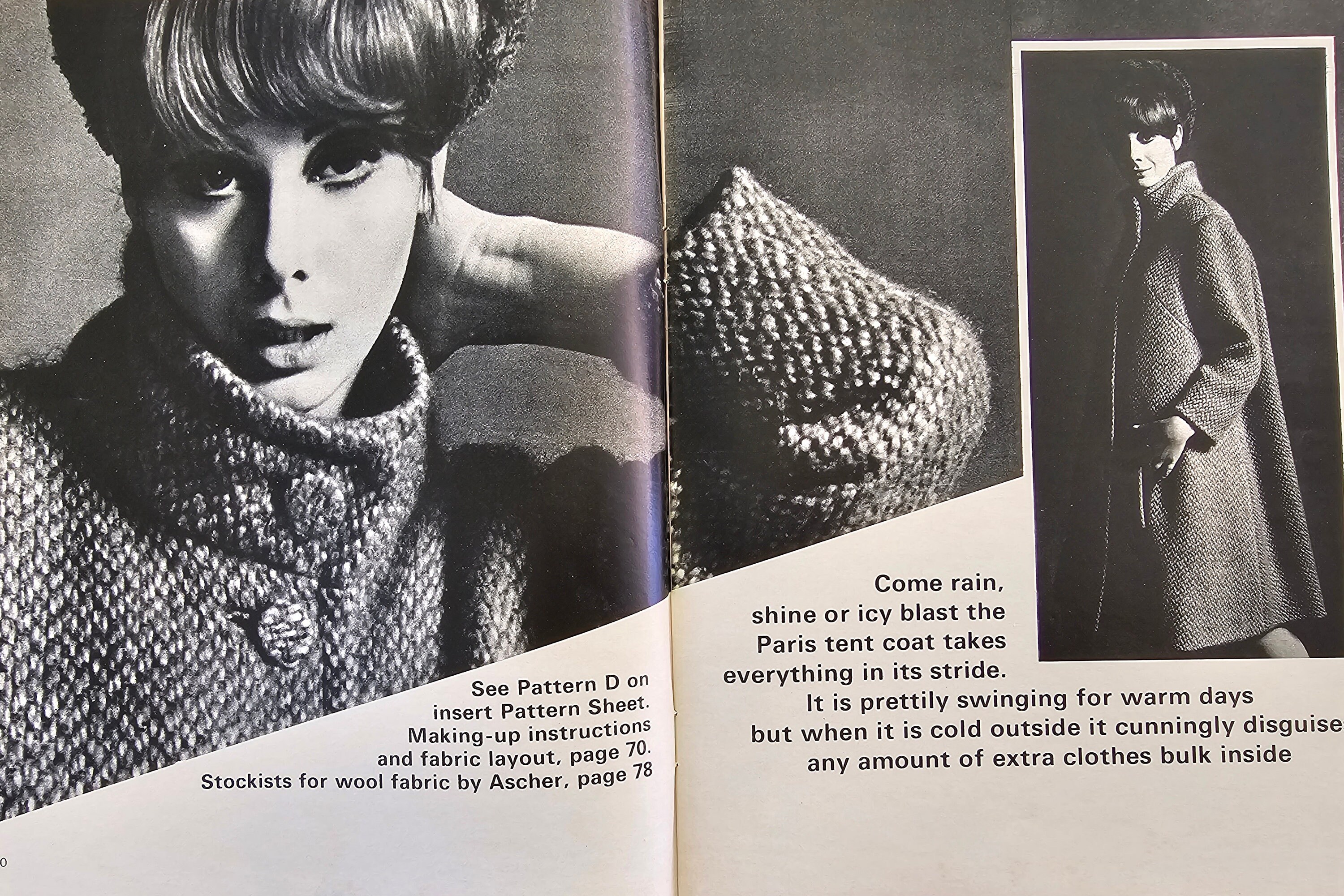 Vintage Magazine January 1967 Book of Fashion and Knitting - Etsy