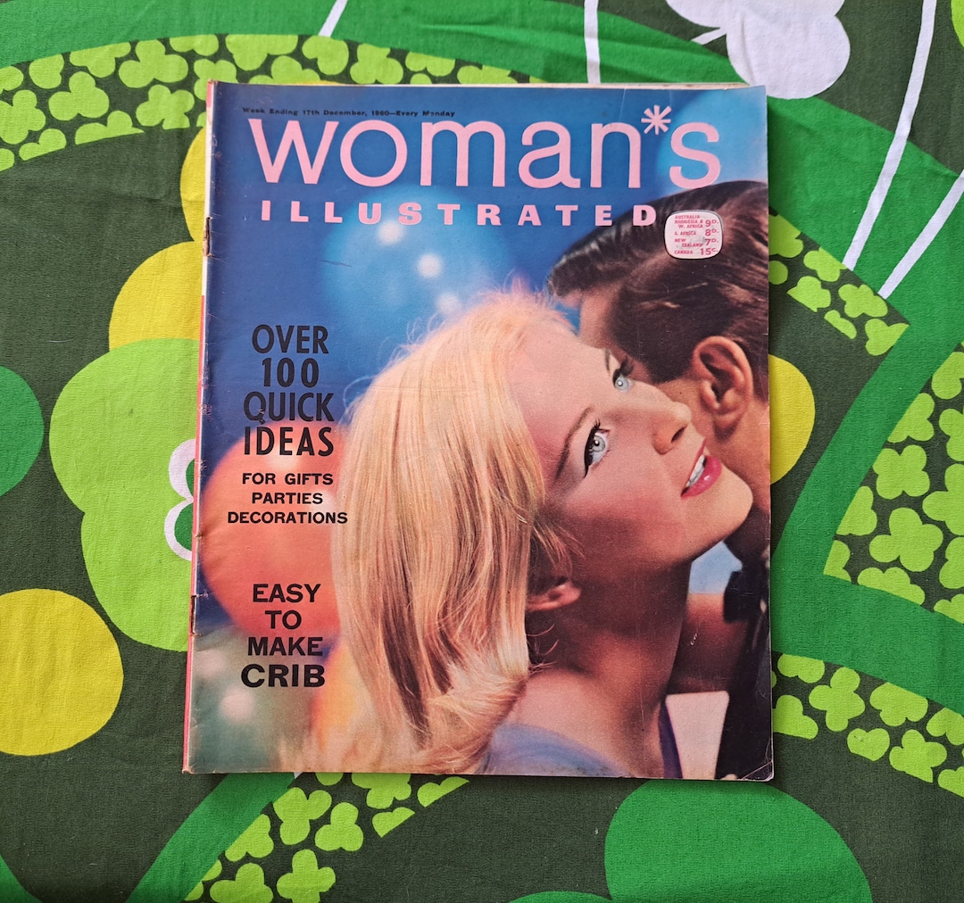 1960s Original Vintage Magazine, Woman's Illustrated, Christmas Edition ...