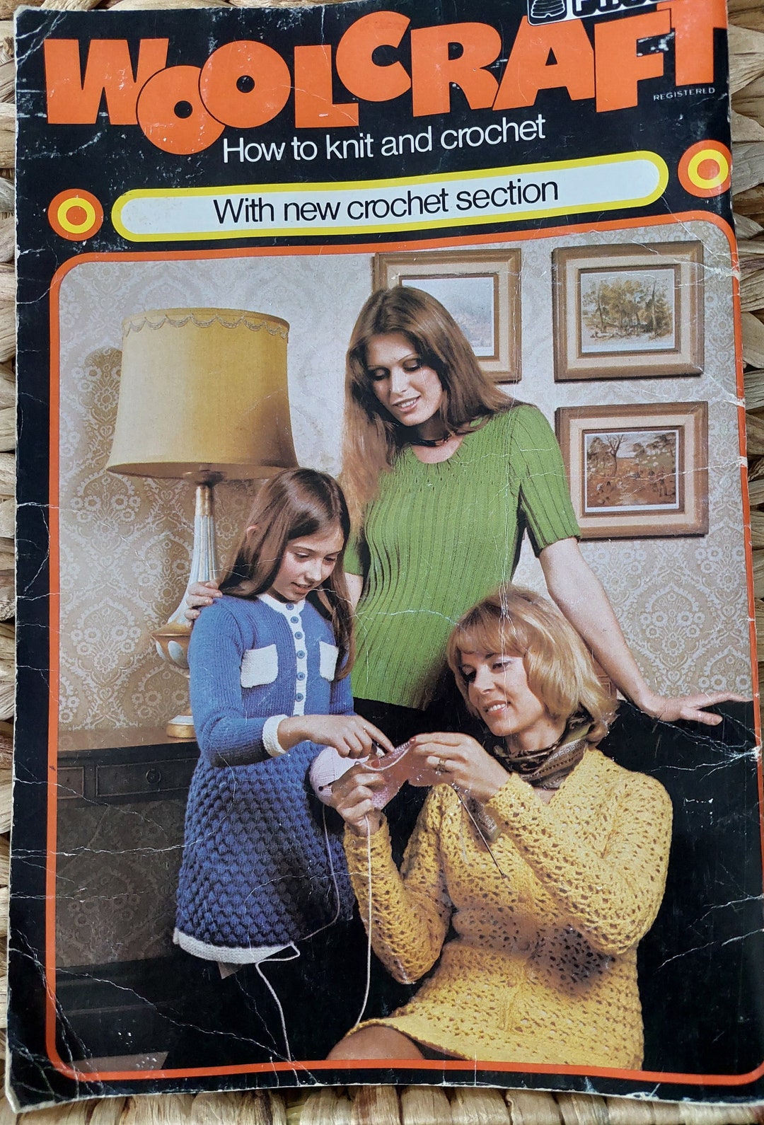 Vintage Patons Book Woolcraft, How to Knit and Crochet. Vintage 1970s ...