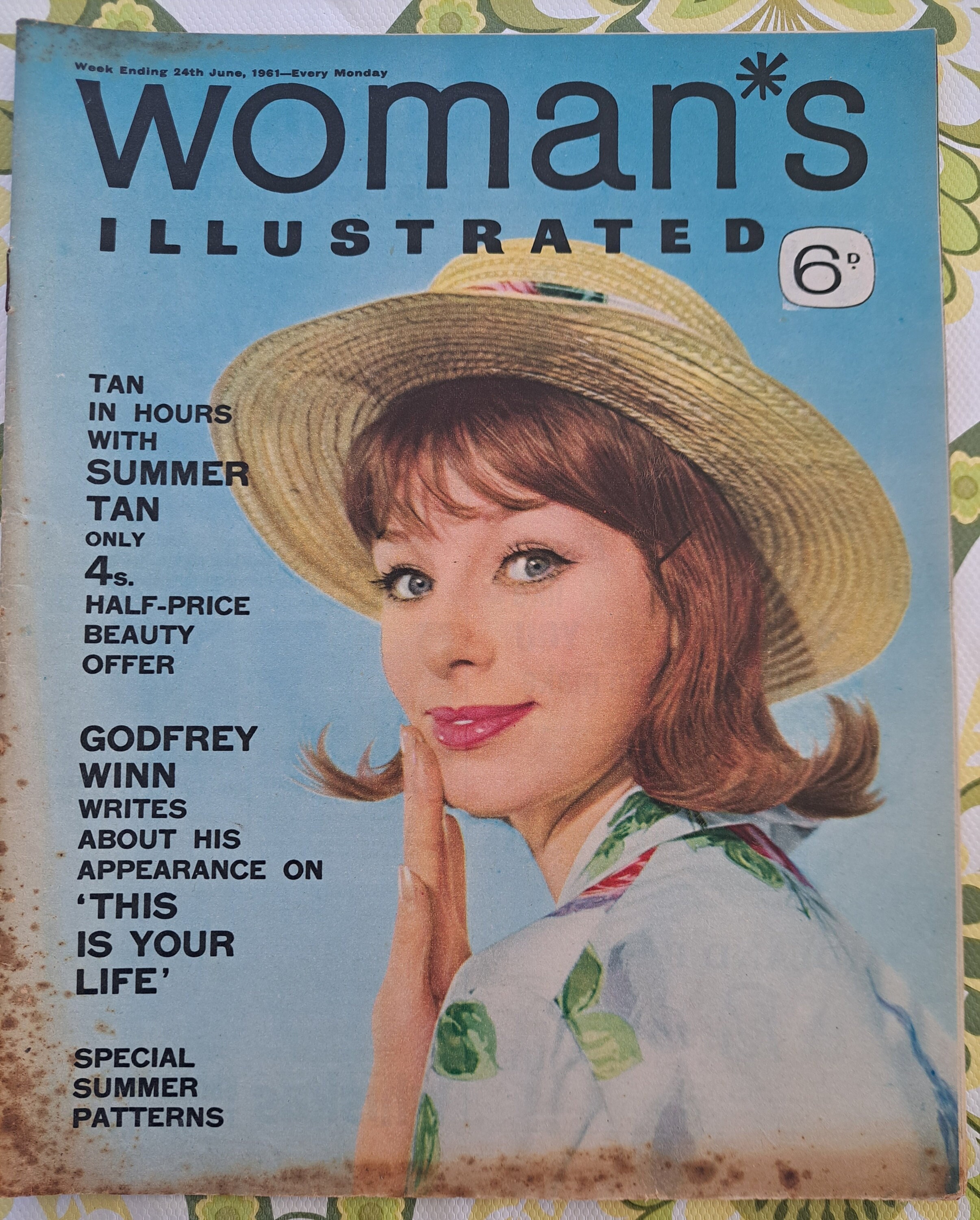 1960s Original Vintage Magazine, Woman's Illustrated, June1961 Magazine ...