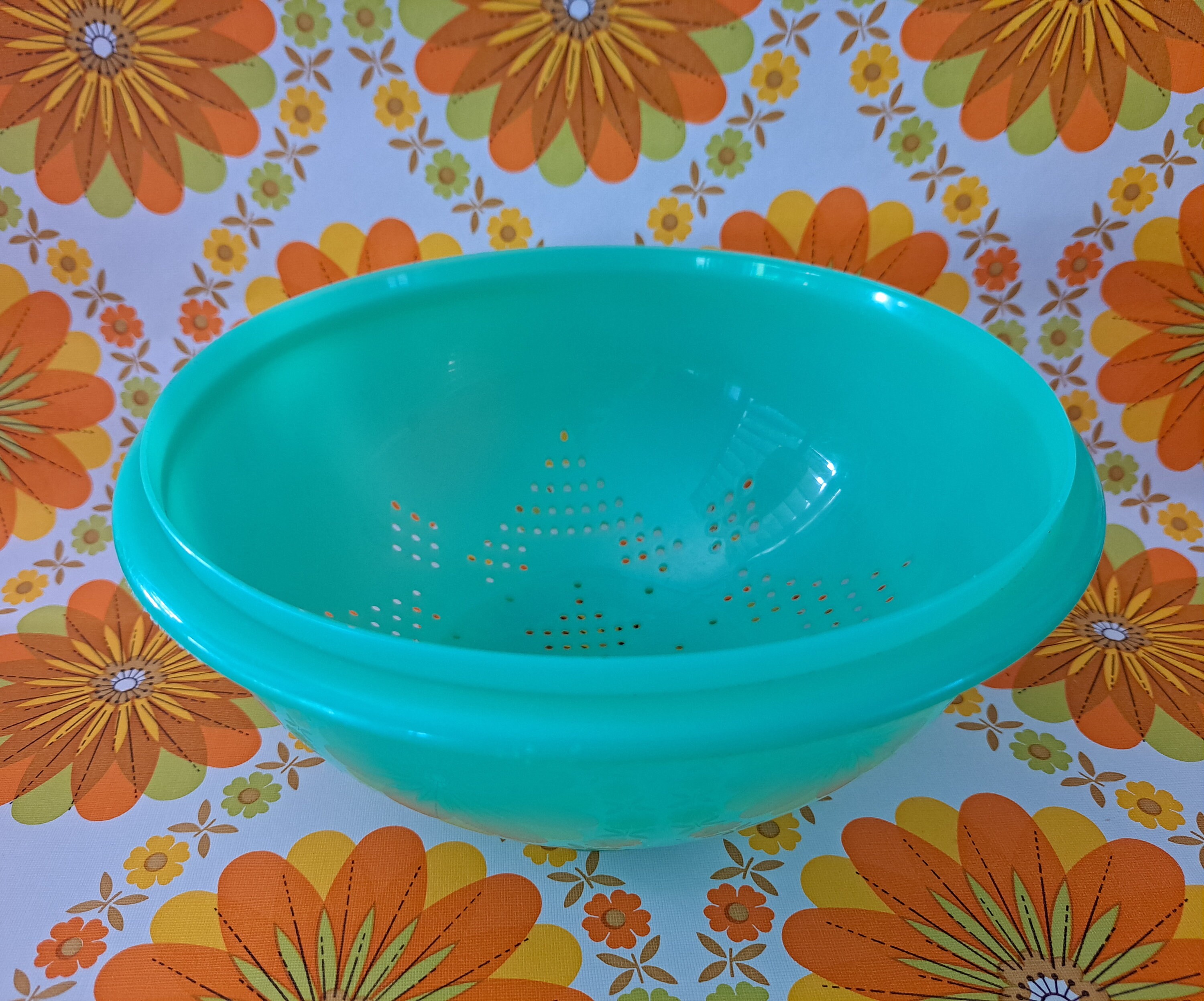 Vintage Tupperware Colander Strainer. Retro Jadite Green - Etsy