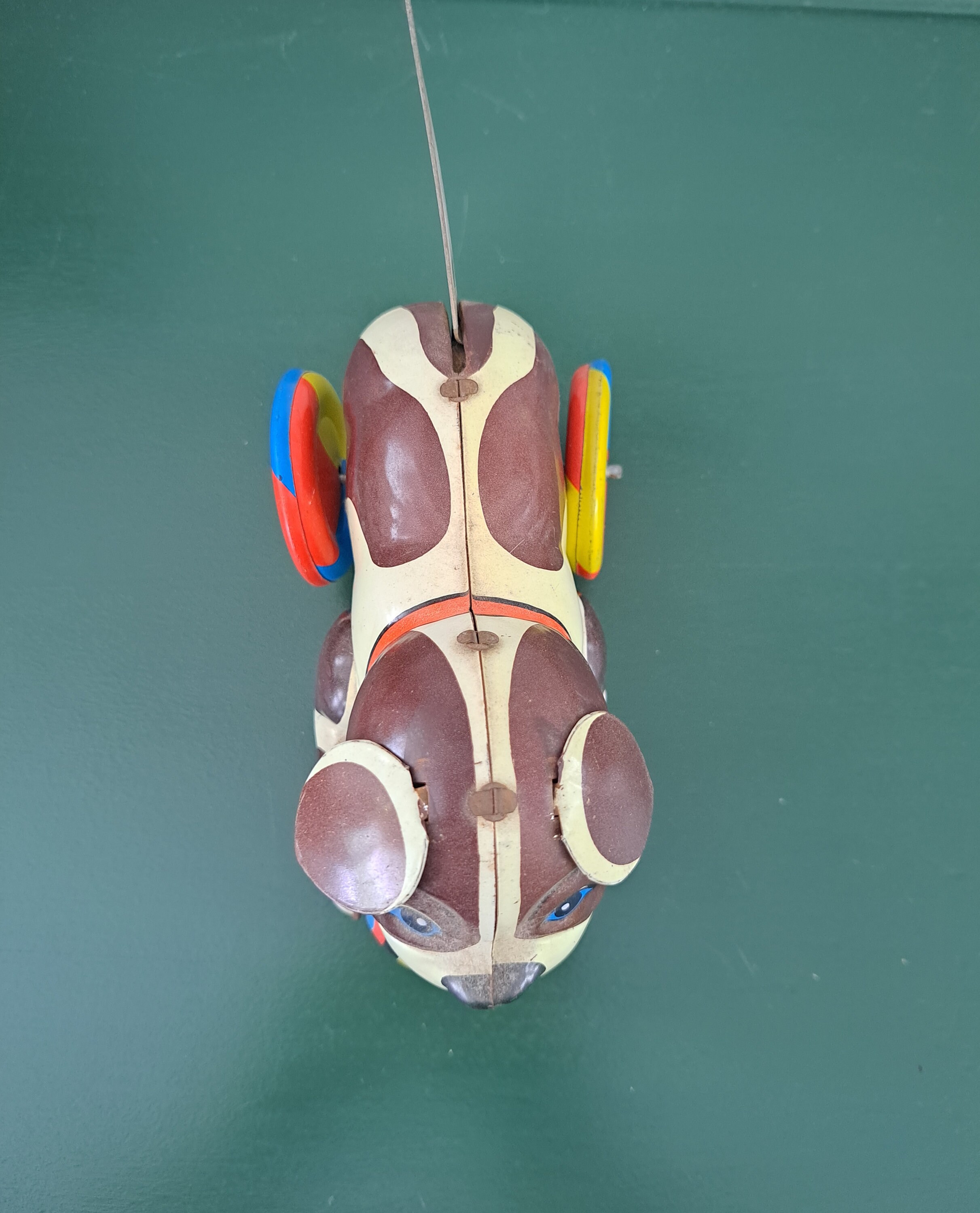 Vintage Metal Dog and Ball Push Toy. 1970s Tin Toy Dog. Push - Etsy