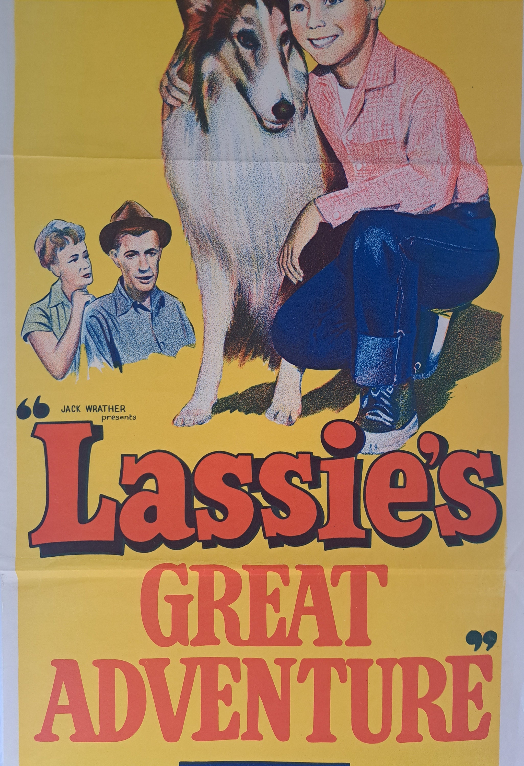 Vintage 1968 Lassie Movie Poster. Original Lassies Great - Etsy