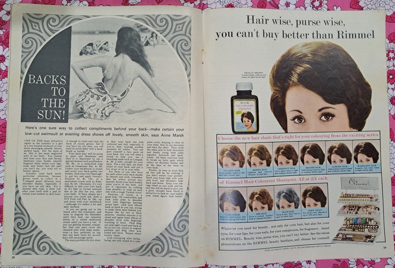 Vintage 1960s Magazines, Woman's Realm. Original Ladies Magazines 60s ...