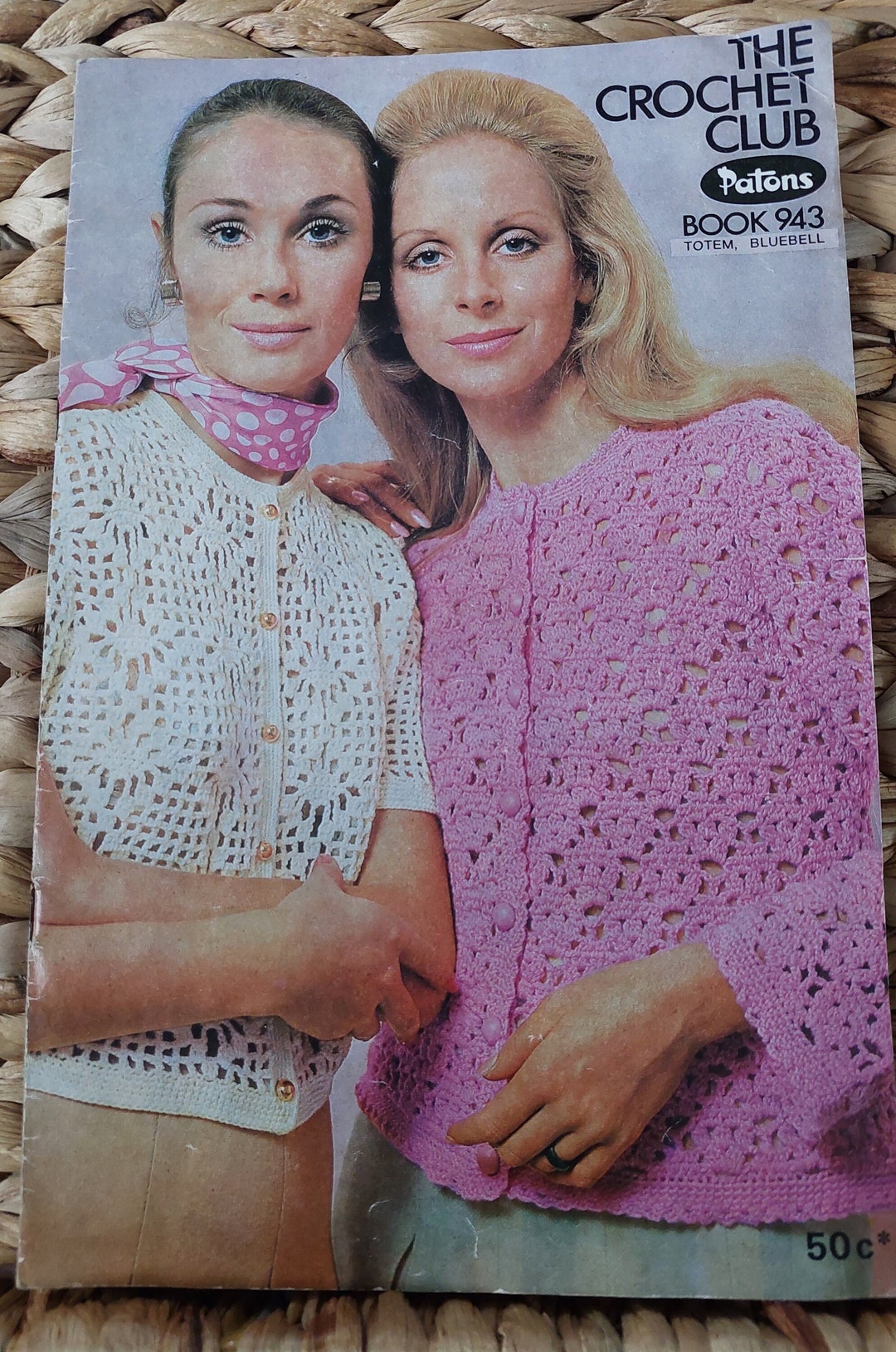 Vintage Patons Crochet Club Vintage 1970s Women's Crochet Pattern No ...
