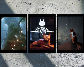 Stray Video Game Poster - Etsy