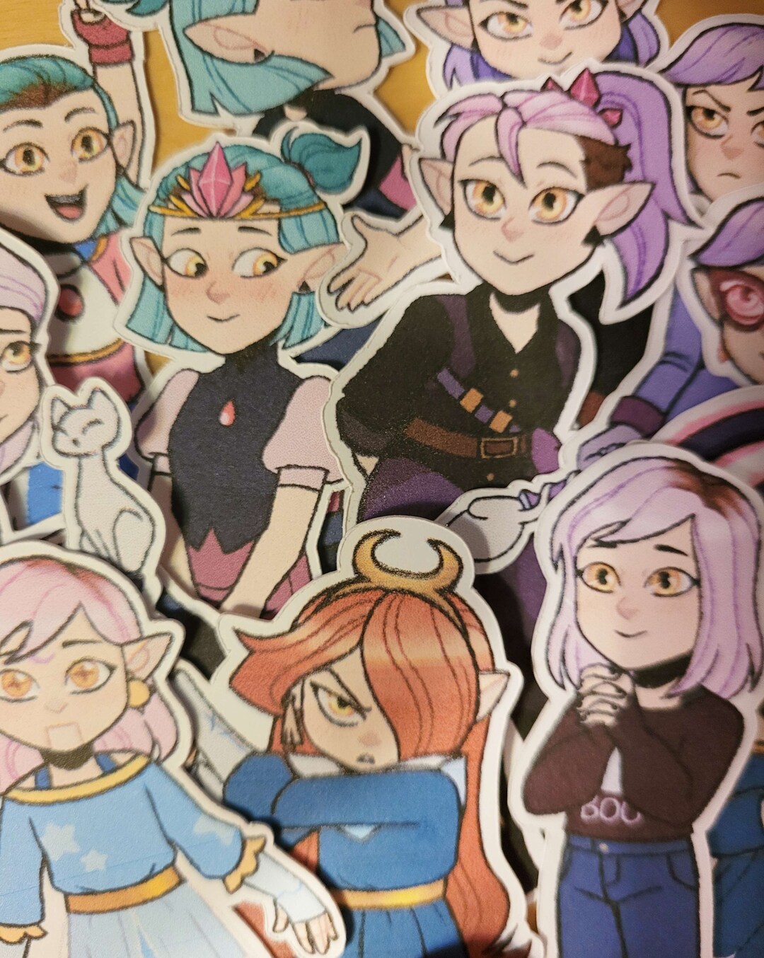 Amity Blight INSPIRED Stickers the Owl House NOT WATERPROOF - Etsy ...