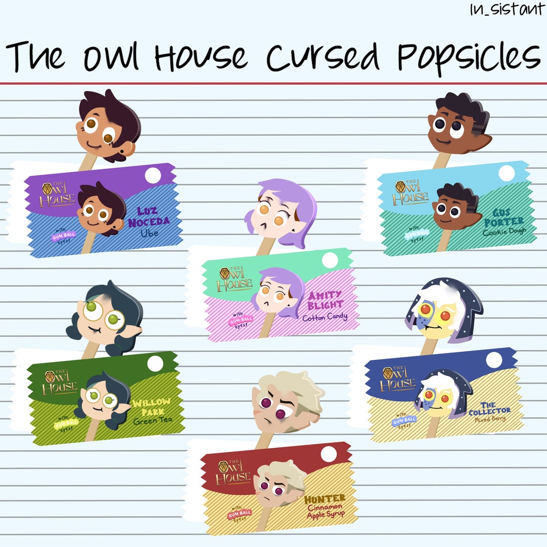 The Owl House *inspired* Cursed Character Popsicles - Etsy