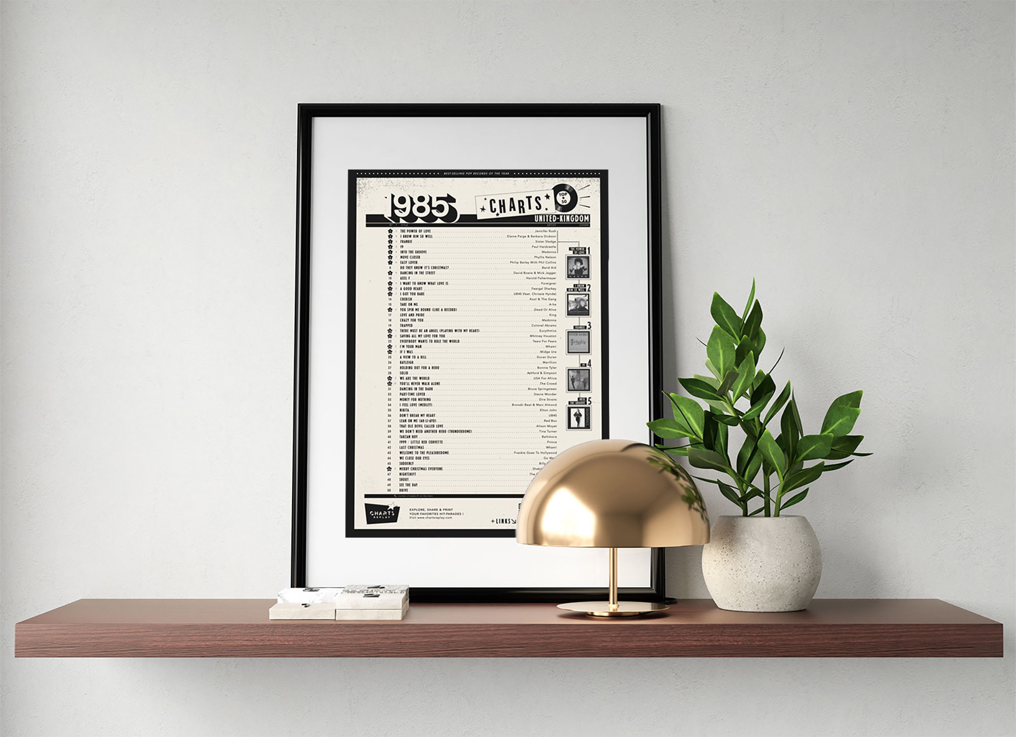 Birthday Billboard Poster • 1956 • USA • the Official Top 50 Hit-parade ...
