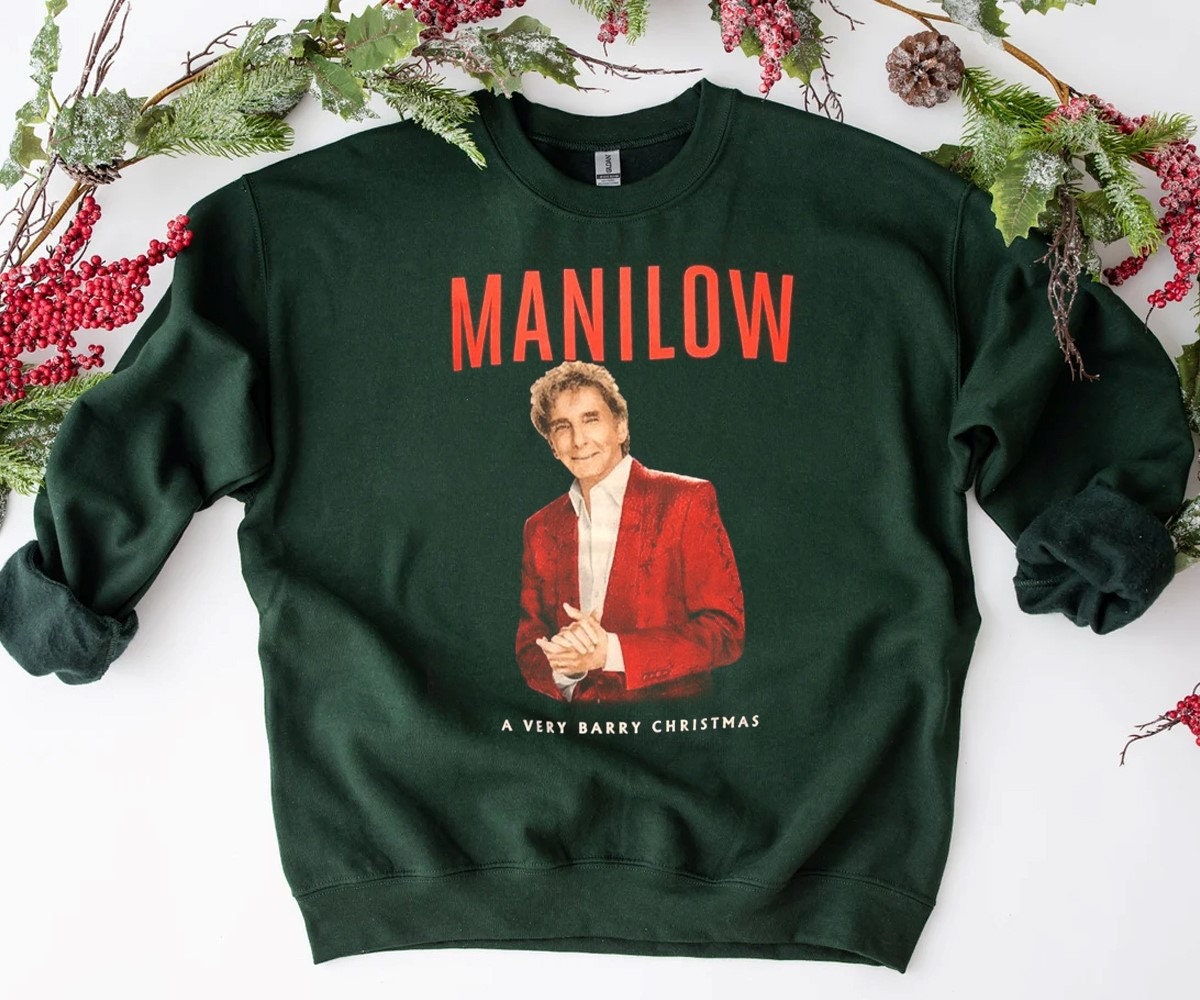 2022 A Very Barry Manilow Christmas Sweatshirt, Barry Manilow Christmas ...