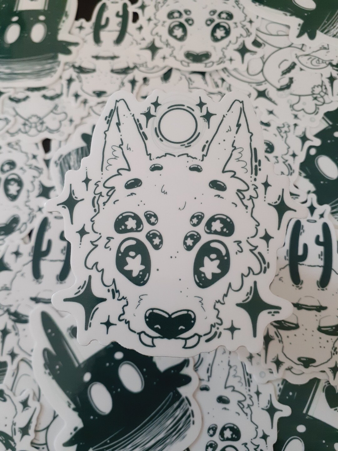 Wereachnid Spiderpup Sticker - Etsy