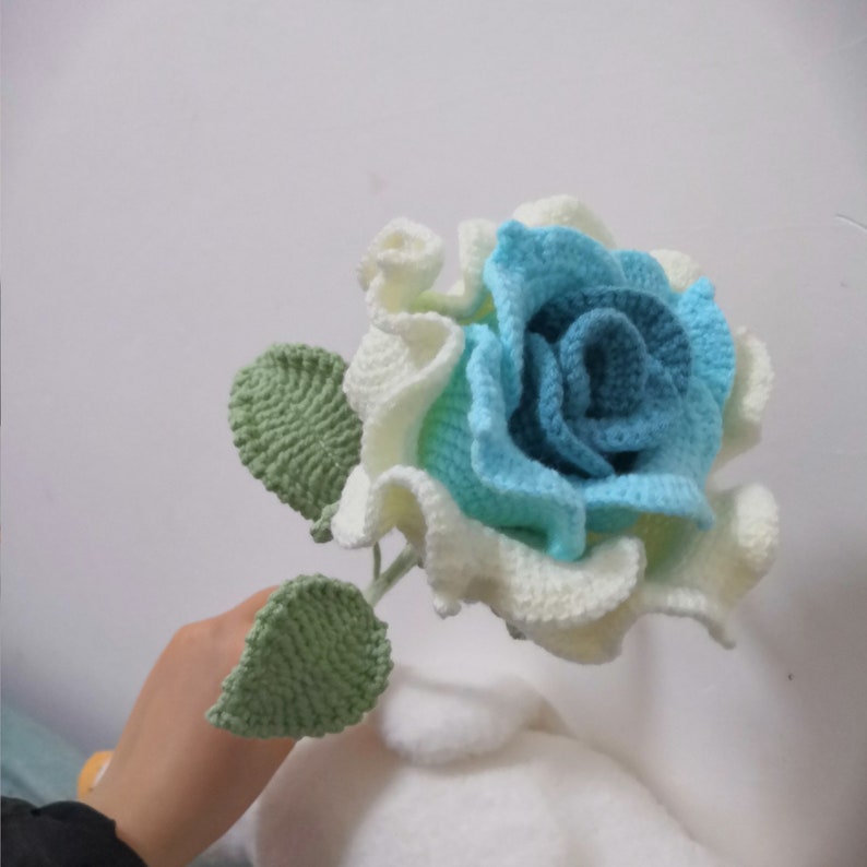 Crochet Roses Thai Roses Large Roses Knitted Roses - Etsy