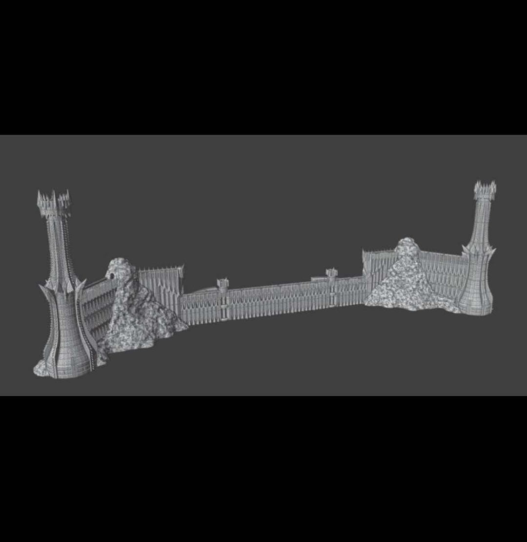 Gates of Shadow STL Wargaming Fortress 28mm - Etsy