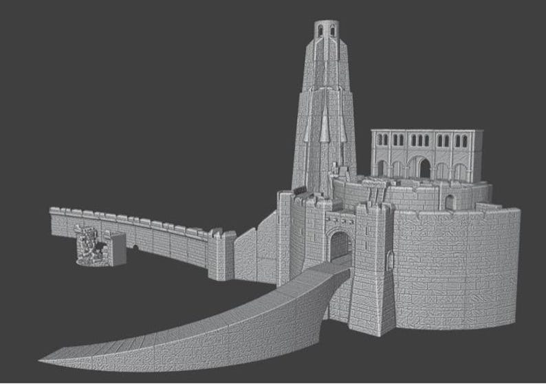 Valley of the Deep STL Wargaming Fortress 28mm - Etsy