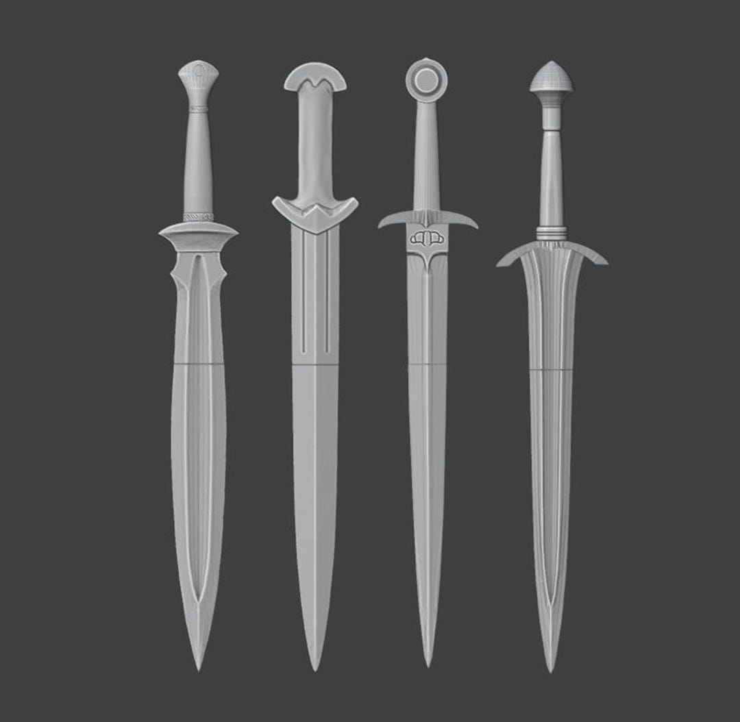 Hobbit Barrow Blades STL - Etsy