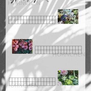 Floral Design Printable Habit Tracker Monthly Habits A4 - Etsy