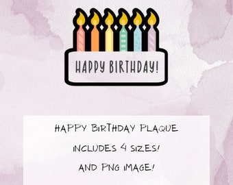 Happy Birthday Stl - Etsy