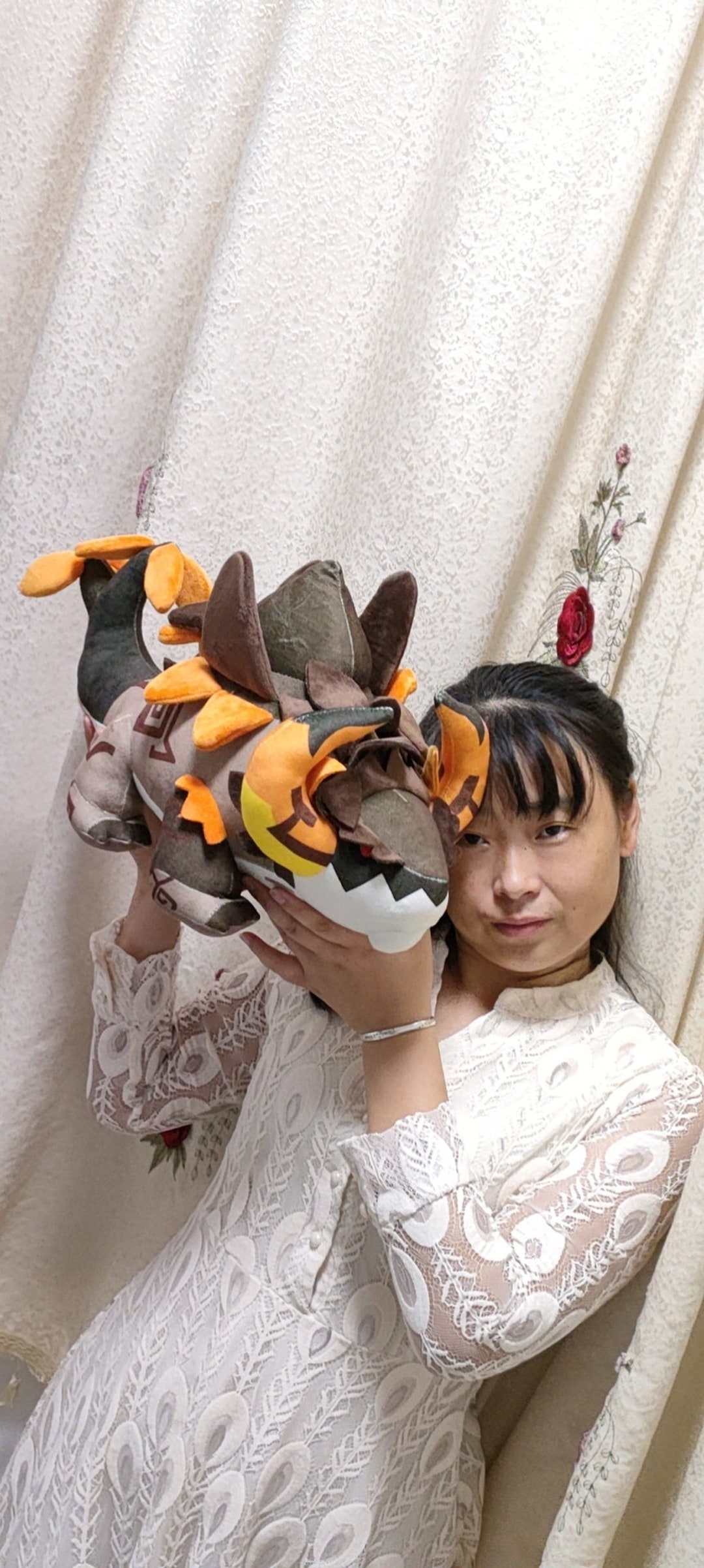 Genshin Impact Character Plush Doll Zhongli Azhdaha Soft - Etsy