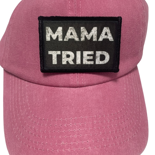 Mama Tried Hat Patch - Etsy