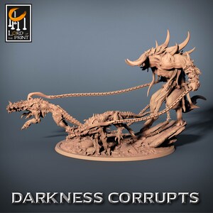 Lord of the Print Darkness Corrupt Figurine Résine Infernal Tamer - Etsy
